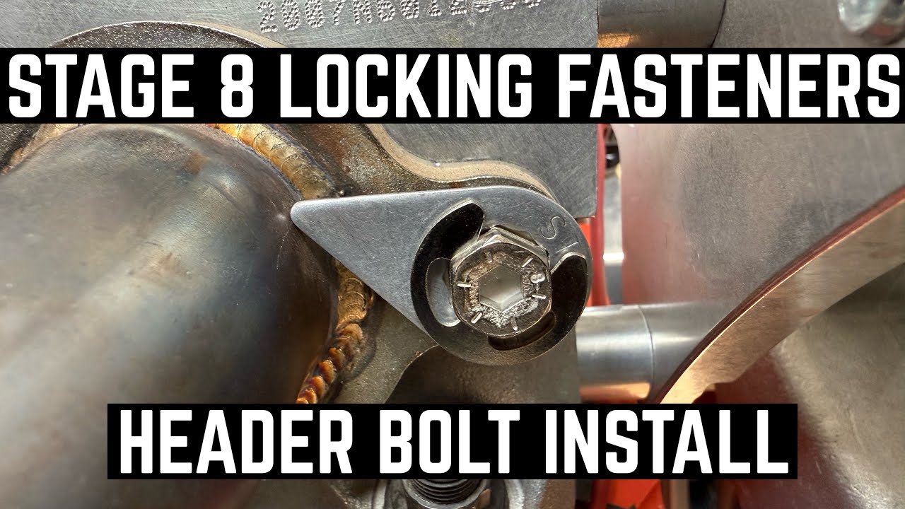 Stage 8 Locking Fasteners Install For LS Engines! - YouTube