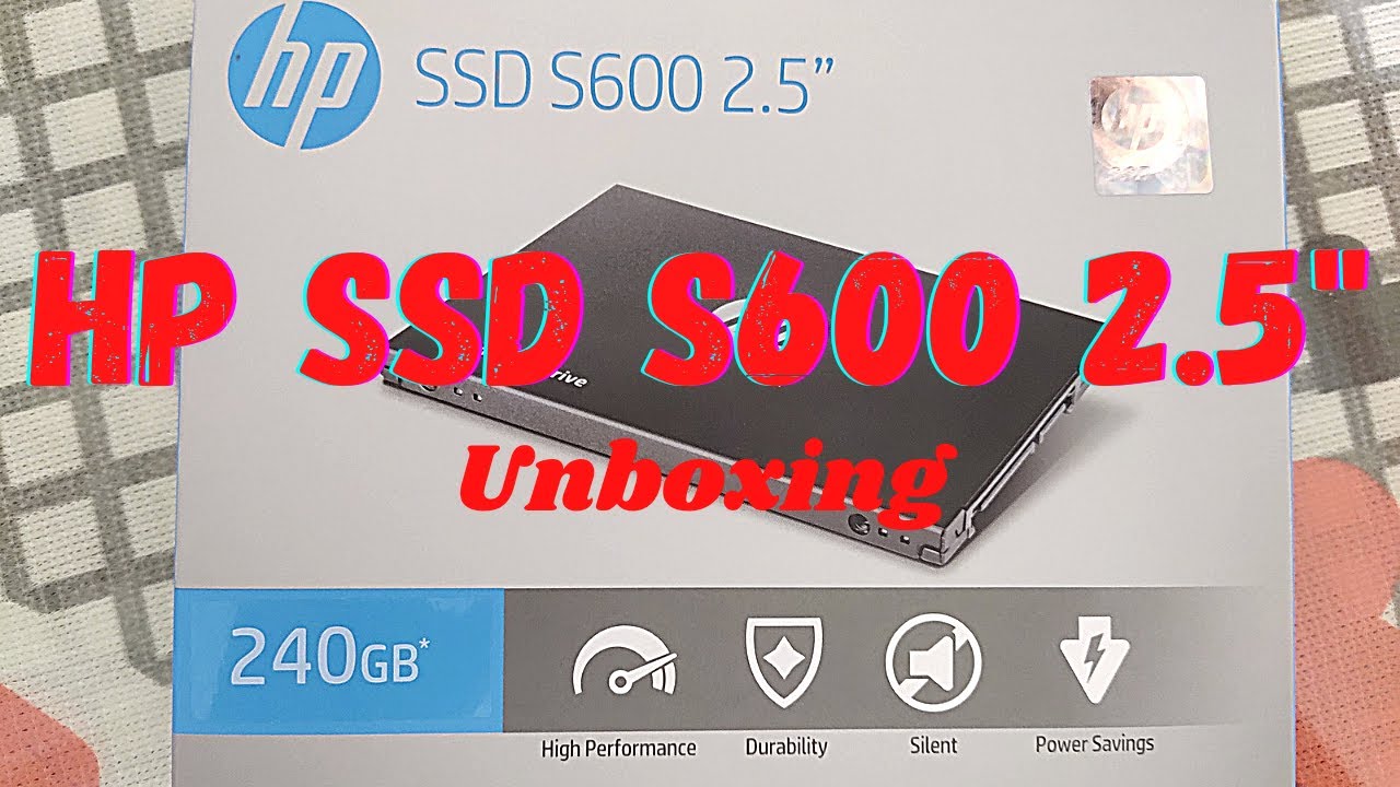 hp SSD S600 2.5" (240Gb) | Unboxing - YouTube