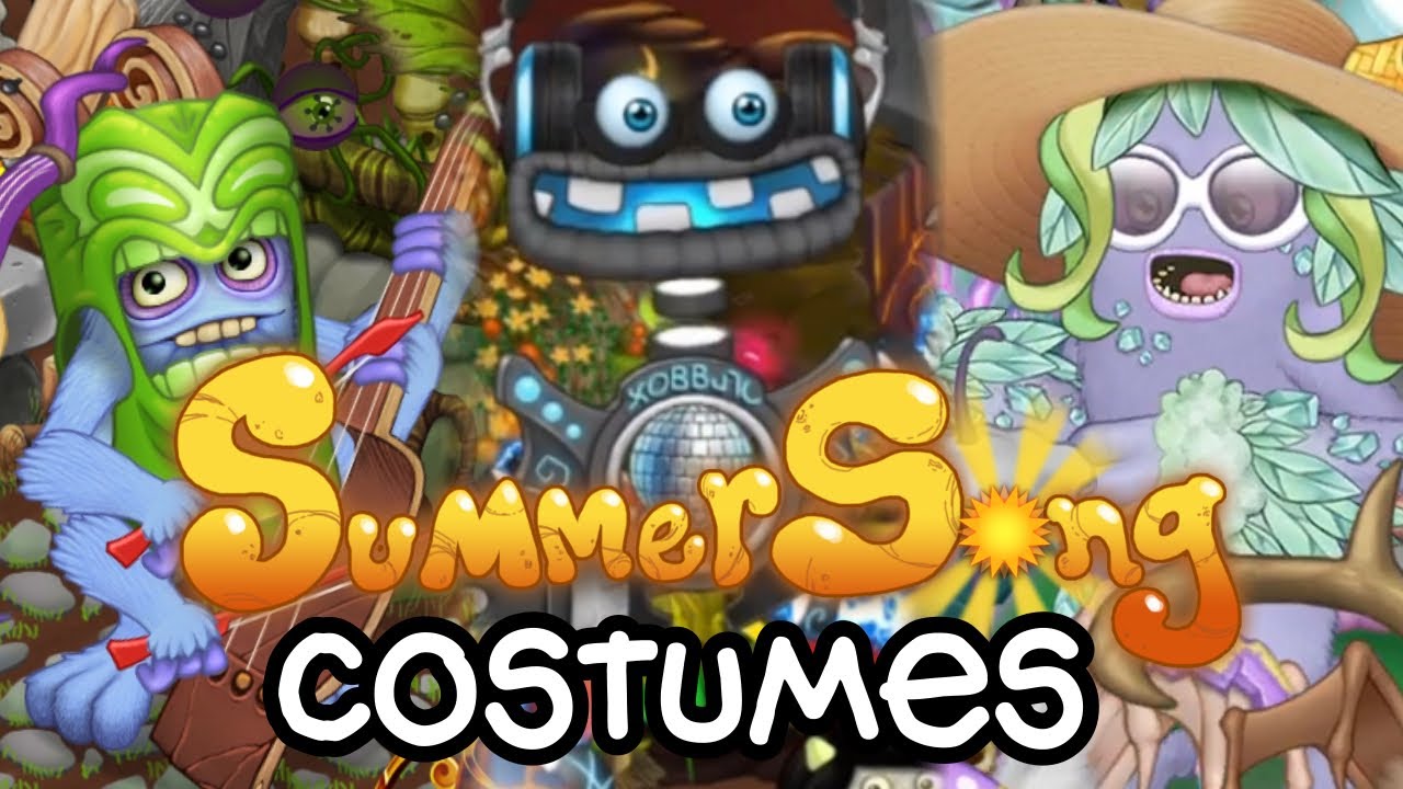 My Singing Monsters - SummerSong Costumes (as of 2023) - YouTube