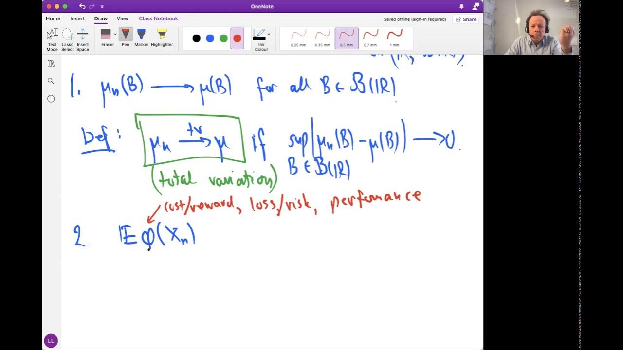 L12 6 Convergence of probability measures - YouTube
