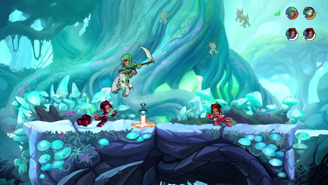 Brawlhalla gameplay [Online friendly 2v2] - YouTube