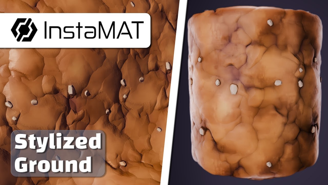 Stylized Ground Tutorial - InstaMAT | Element Graph - YouTube