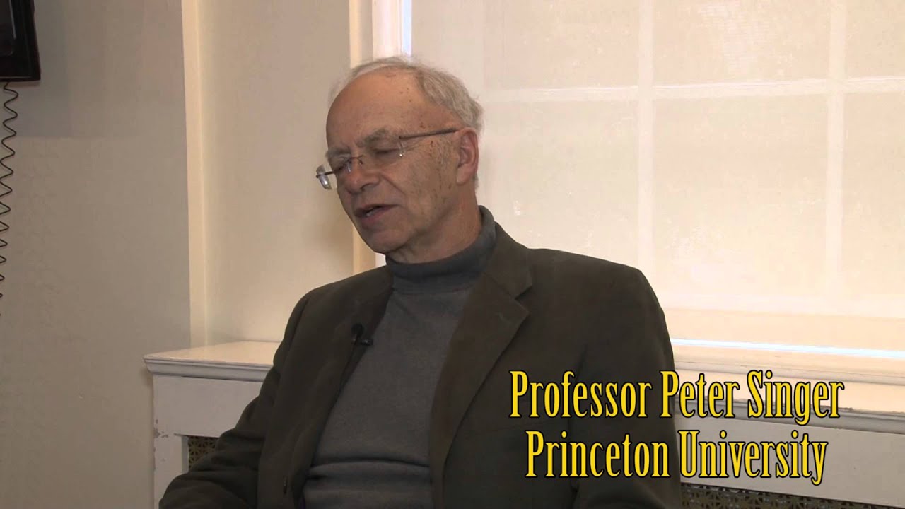 Professor Peter Singer on his Guiding Belief of Utilitarianism - YouTube