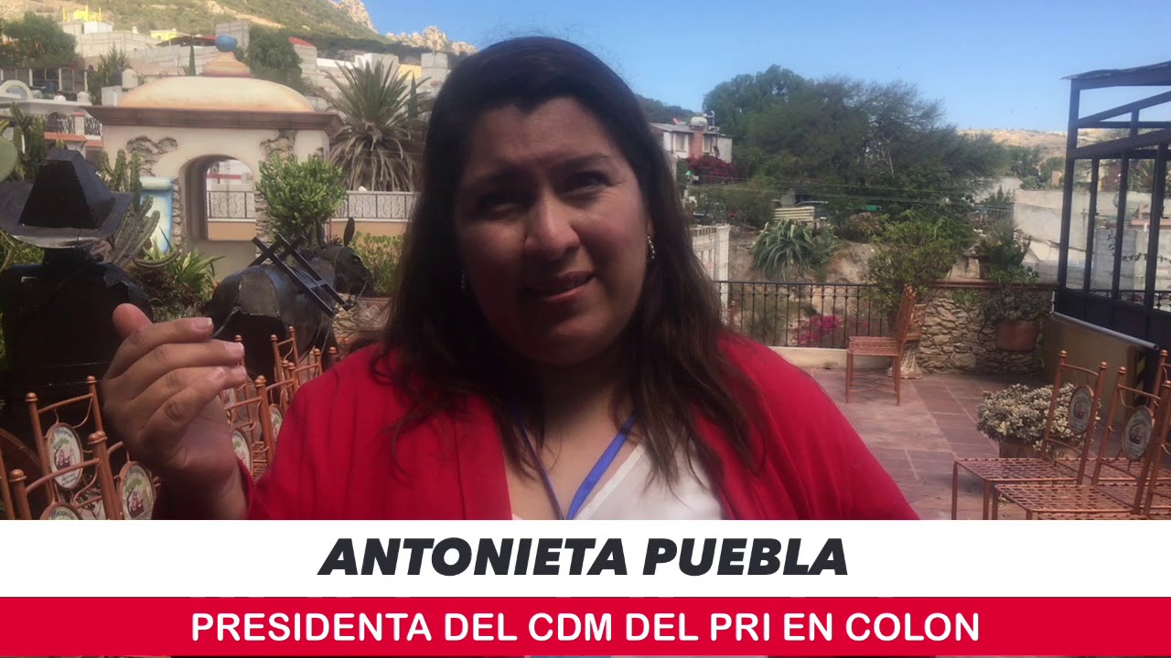ENTREVISTA con la presidenta del CDM del PRI en Colón, Antonieta Puebla ...