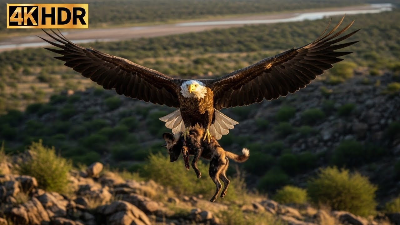 Predator: Bald Eagle | Attacks Wild Dog with Terrible Strength - YouTube