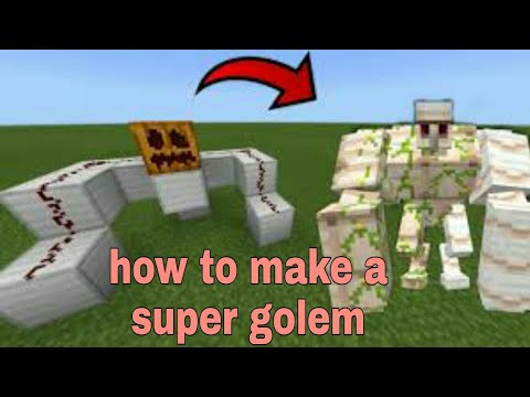 how to make a super golem easy - YouTube