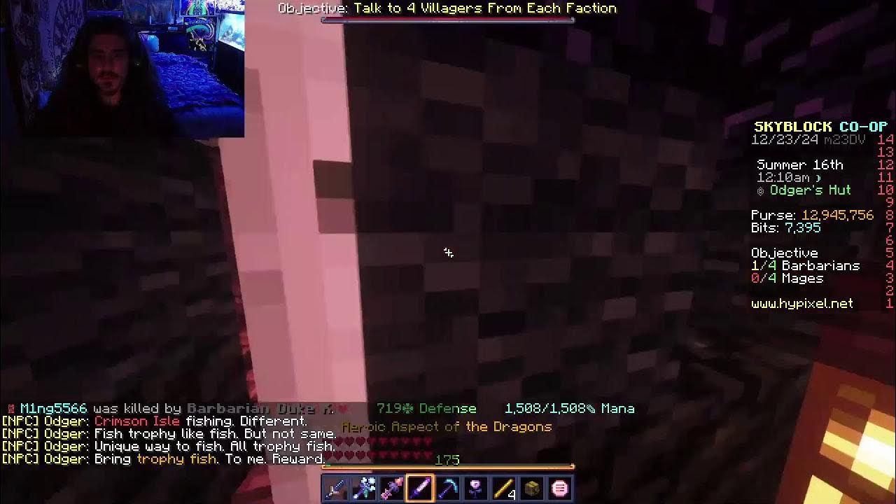 Hypixel Skyblock Getting Combat Level 22 - YouTube