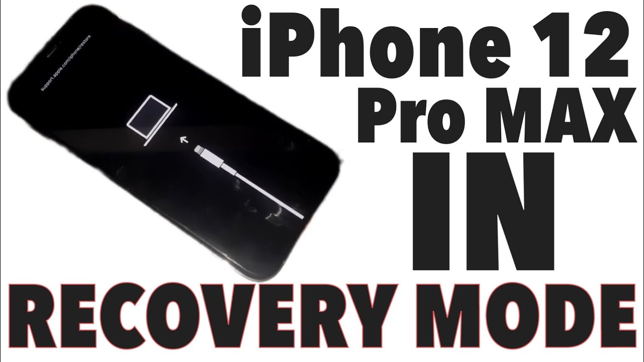ENTER iPhone 12 Pro MAX IN RECOVERY MODE PUT iPhone 12 Pro MAX IN ...
