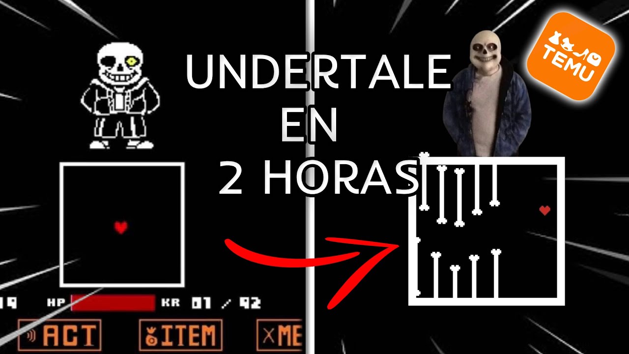 Hice Undertale en 2 Horas y quedo peor que producto de Temu - YouTube