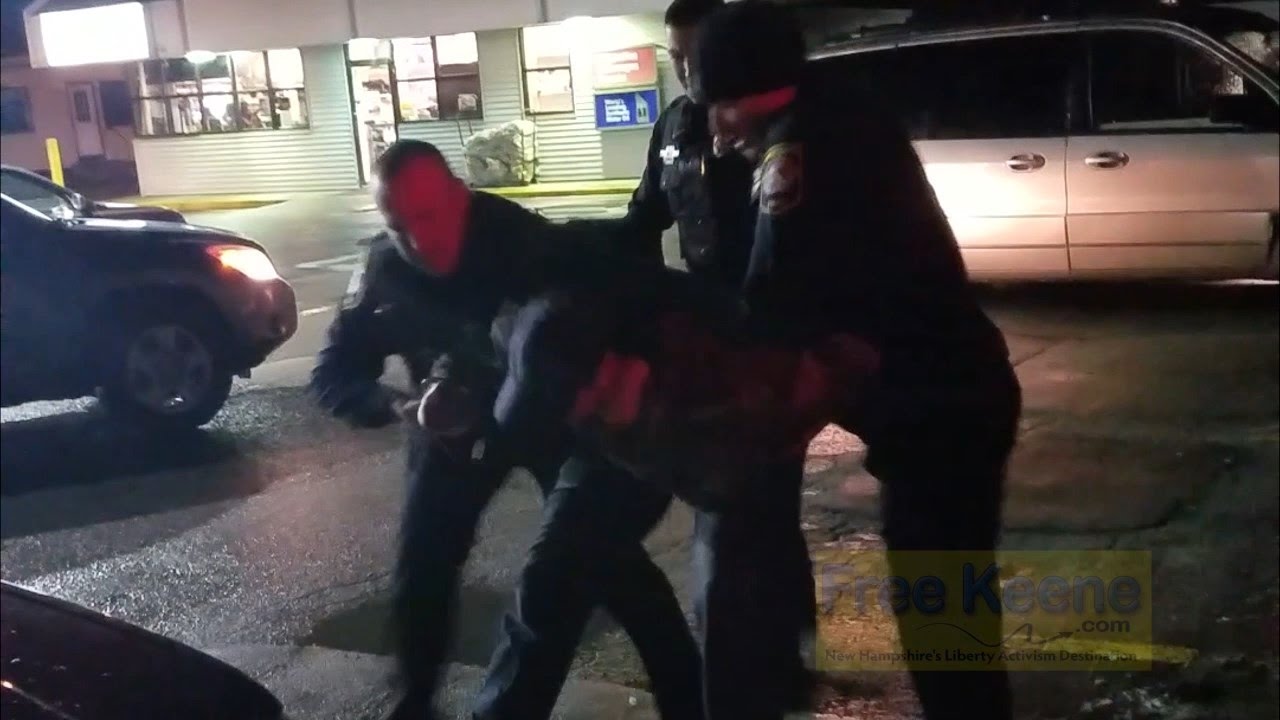 NH Cops Use Excessive Force In Front of Angry Crowd - YouTube