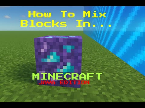 How To Mix Blocks in Minecraft Java 1.21.6 - YouTube