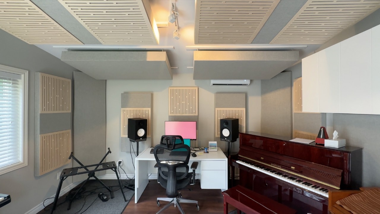 Building an INSPIRING Home Studio with PRO Acoustics! - YouTube