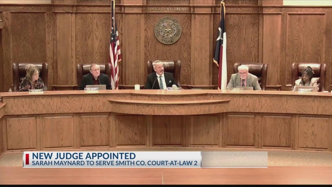 Commissioners appoint new Smith County Court-at-Law 2 judge - YouTube