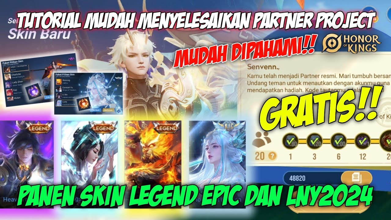 Tutorial Menyelesaikan Event Partner Project Di HOK Menggunakan 10 Akun ...