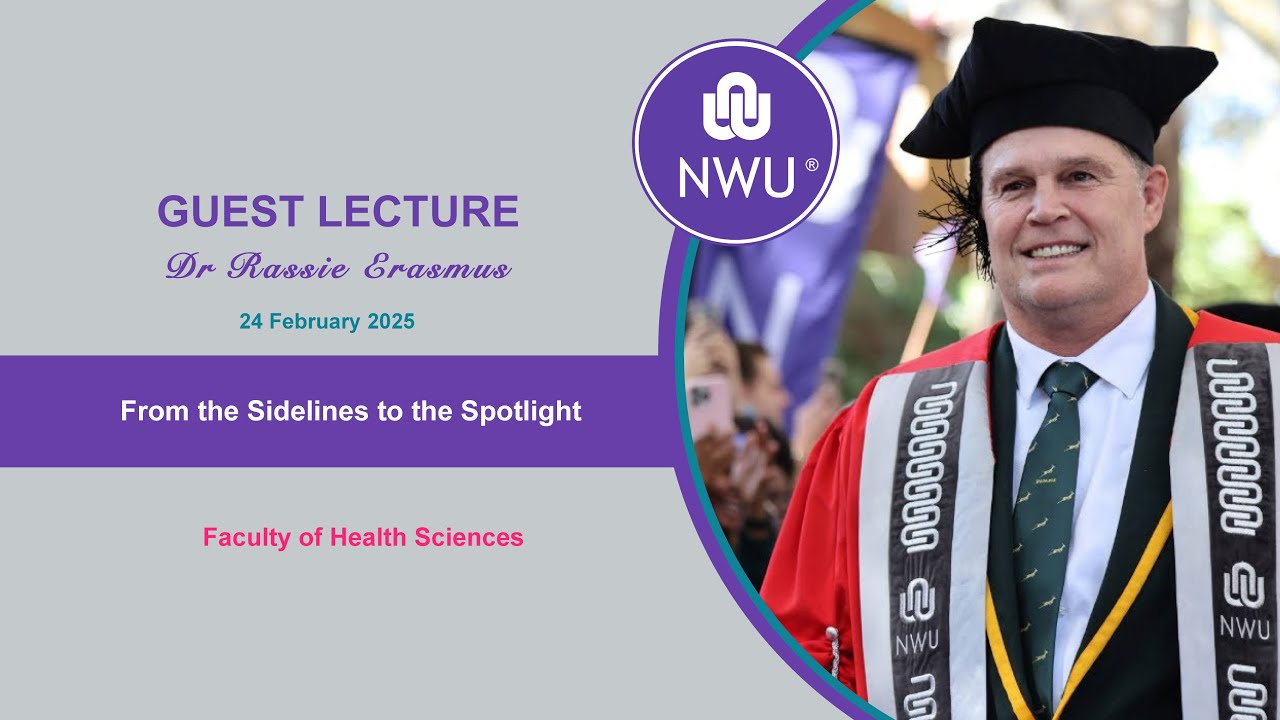 Dr Rassie: From the sidelines to the spotlight | NWU honorary doctorate ...