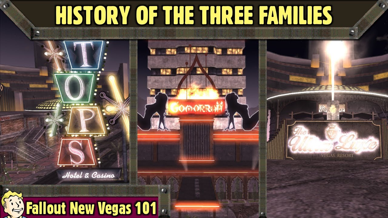 Fallout New Vegas 101 : History of the Three Families - YouTube