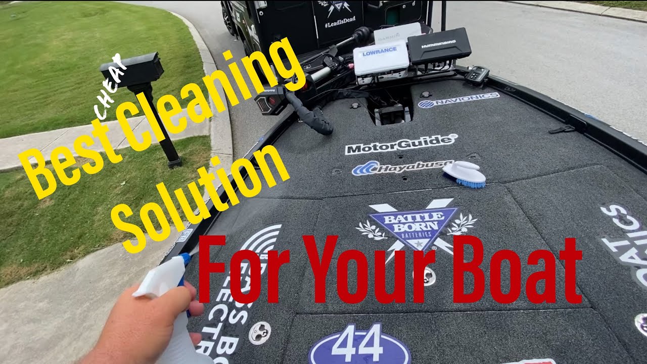 Best Solution For Cleaning Your Boat- Including your CARPET!! - YouTube