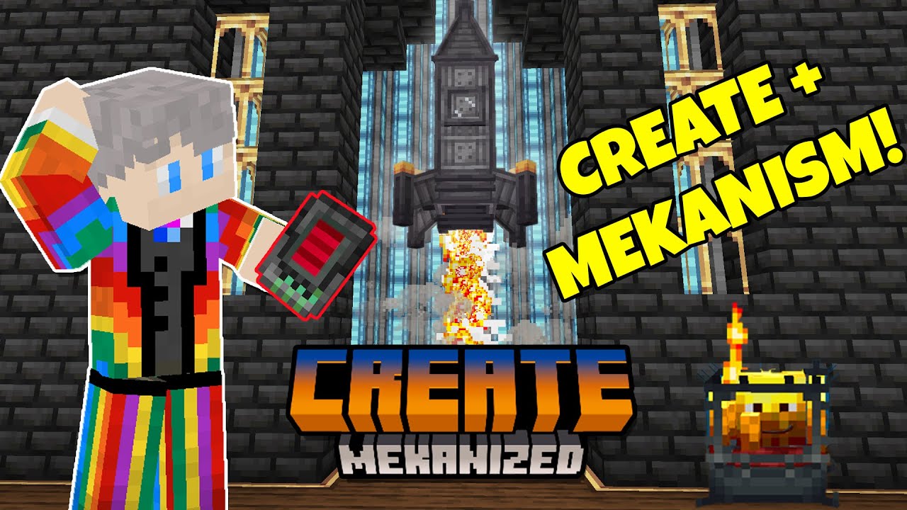 Create and Mekanism Just Had a Baby! - Create: Mekanized - YouTube
