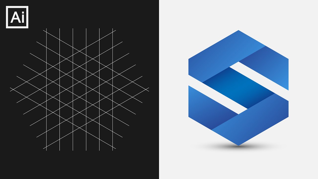 Design illustrator How to make logo Illustrator logo - YouTube
