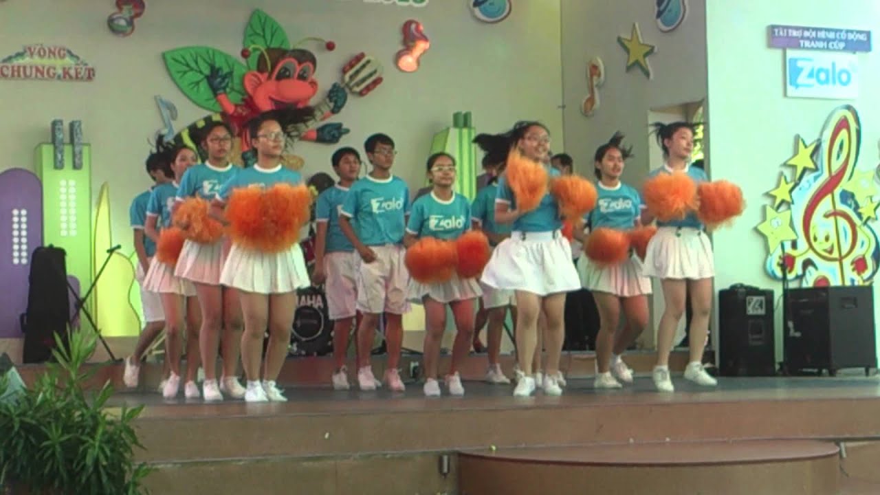 Múa cổ động THCS Colette - YouTube