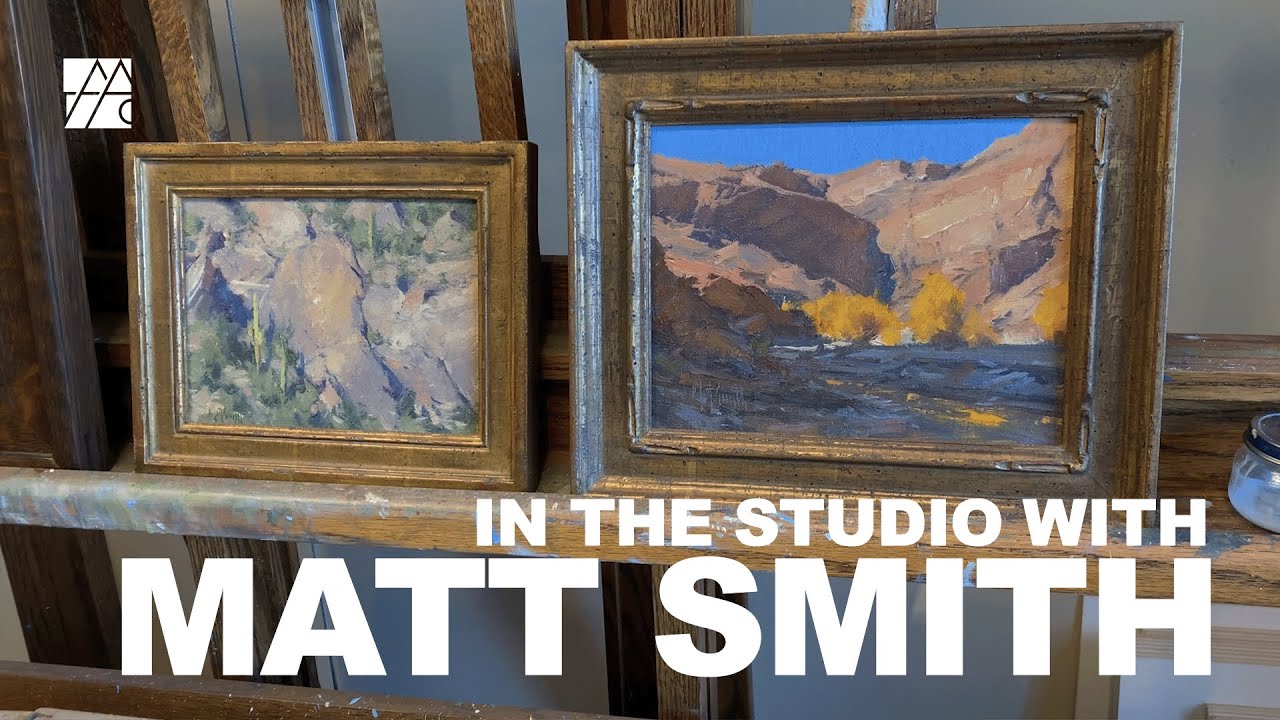 Matt Smith's Approach to Painting | In the Studio - YouTube
