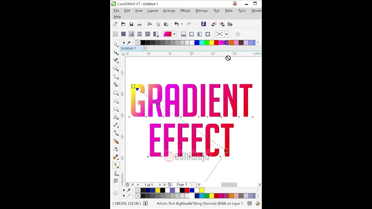 coreldraw text effect tips tricks for experts beginners - YouTube