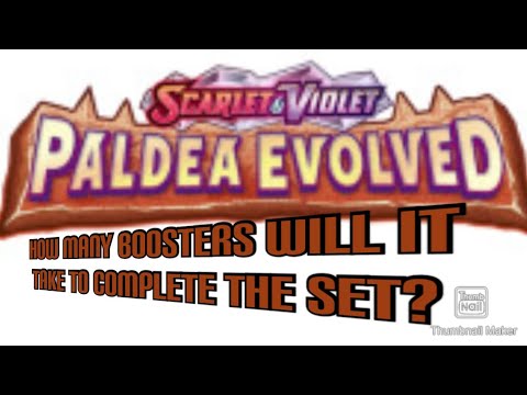 Opening A Booster Pack A Day To Complete My Paldea Evolved Master Set ...