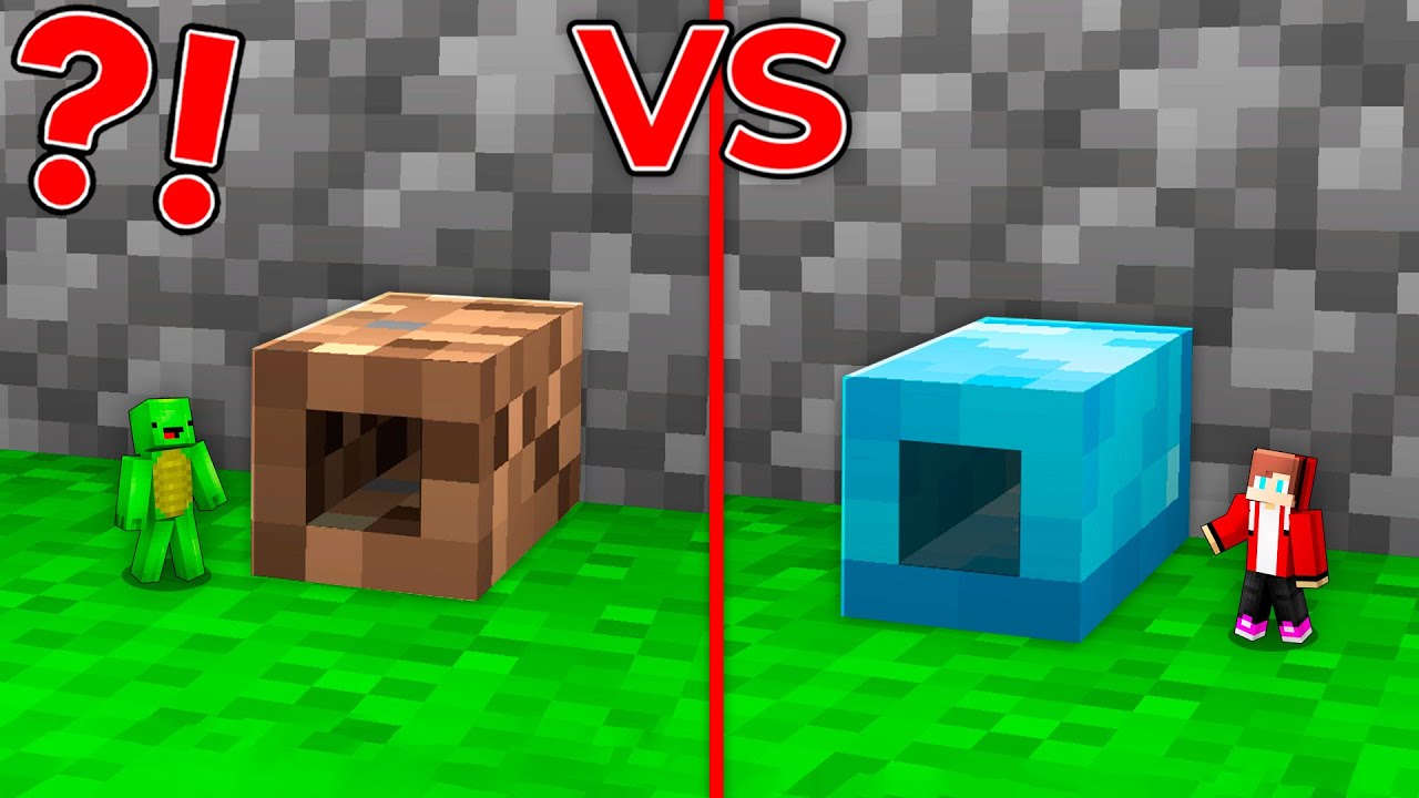 JJ and Mikey Found SECRET TINY TUNNEL : Diamond and Dirt in Minecraft Maizen! - YouTube