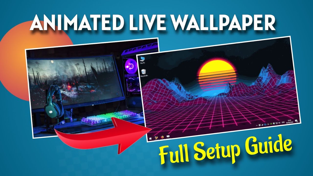 How To Set live wallpaper on the Computer | Set Live Wallpaper on ...