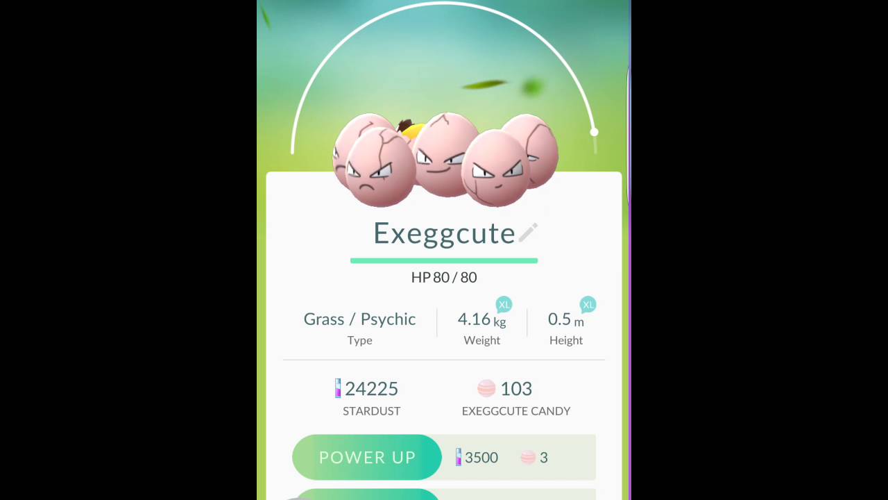 Pokemon Go Exeggcute evolution - YouTube