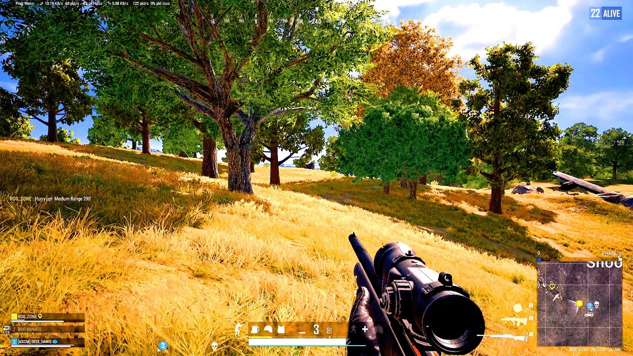 PUBG Erangel Gameplay ( 4K Ultra Graphics ) | ROG ZONE #423 - YouTube