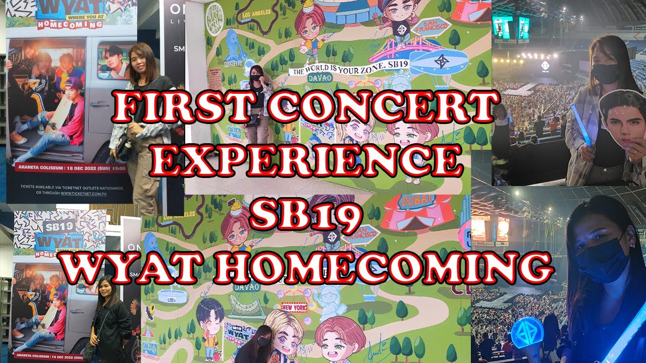 FIRST CONCERT EXPERIENCE SB19 WYAT HOMECOMING 121822 - YouTube