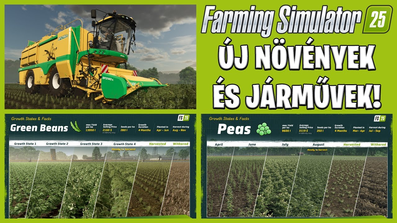 Farming Simulator 25 KIBESZÉLŐ LIVE #5 - ÚJ NÖVÉNYEK, ÉS JÁRMŰVEK ...