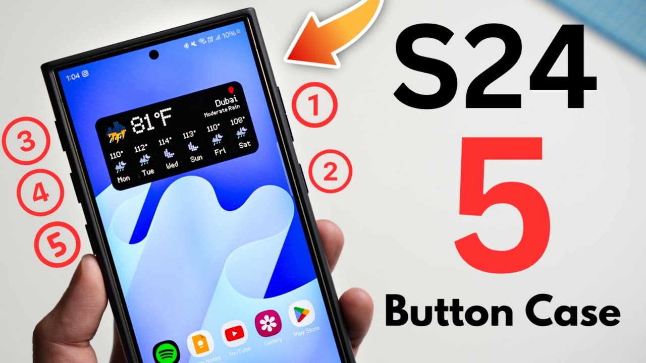 This Samsung Galaxy S24 Ultra Case Has 5 Buttons But Why? - YouTube