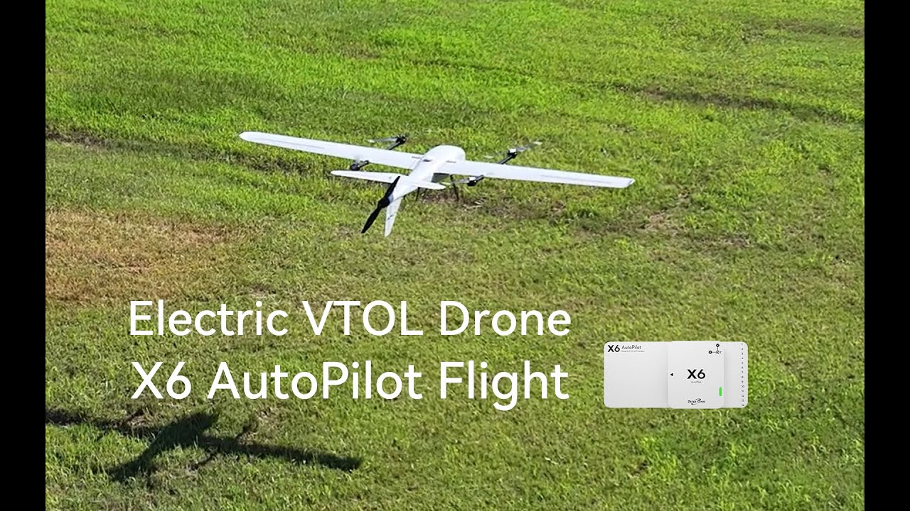 X6 Autopilot Electric VTOL flight #ardupilot #px4 #pix - YouTube