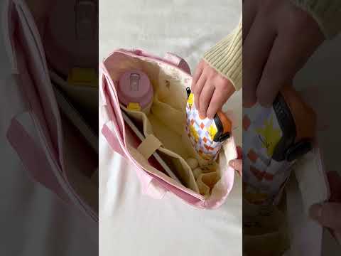 I found the best tote bag for school! It has so many compartments!! #totebag #whatsinmybag #shorts