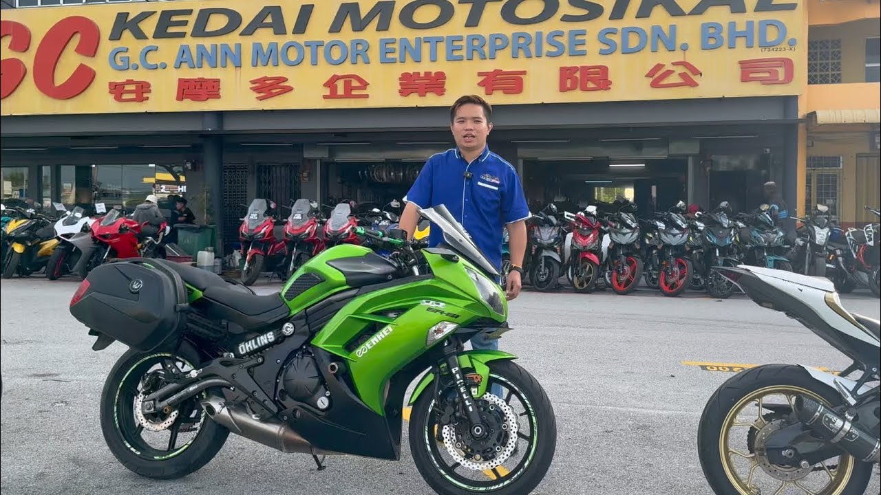 2012 Kawasaki Er6f Er6 Fairing With Side Box For Sales ! 1 Year ...