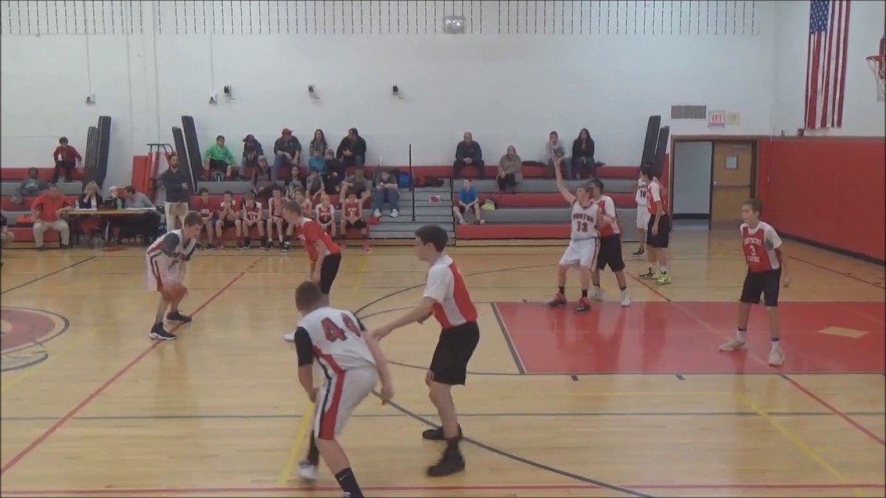 James Lucey - 2016-17 - 8th Grade Modified Basketball - YouTube