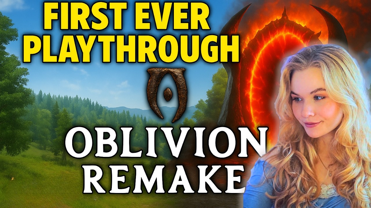 First Time EVER Playing Oblivion Remake | Blind Playthrough – Escaping the Imperial Prison [1 ...