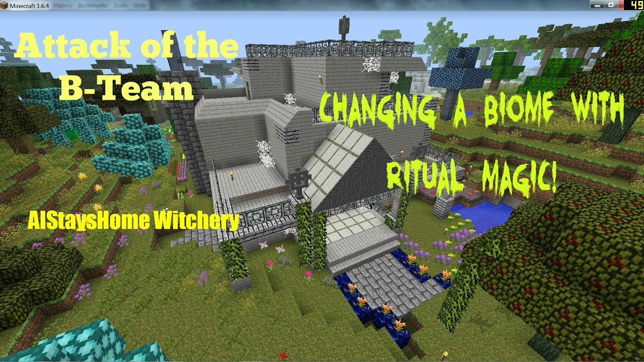 Minecraft Witchery Let's do a biome change! 4nerdsGaming and ...