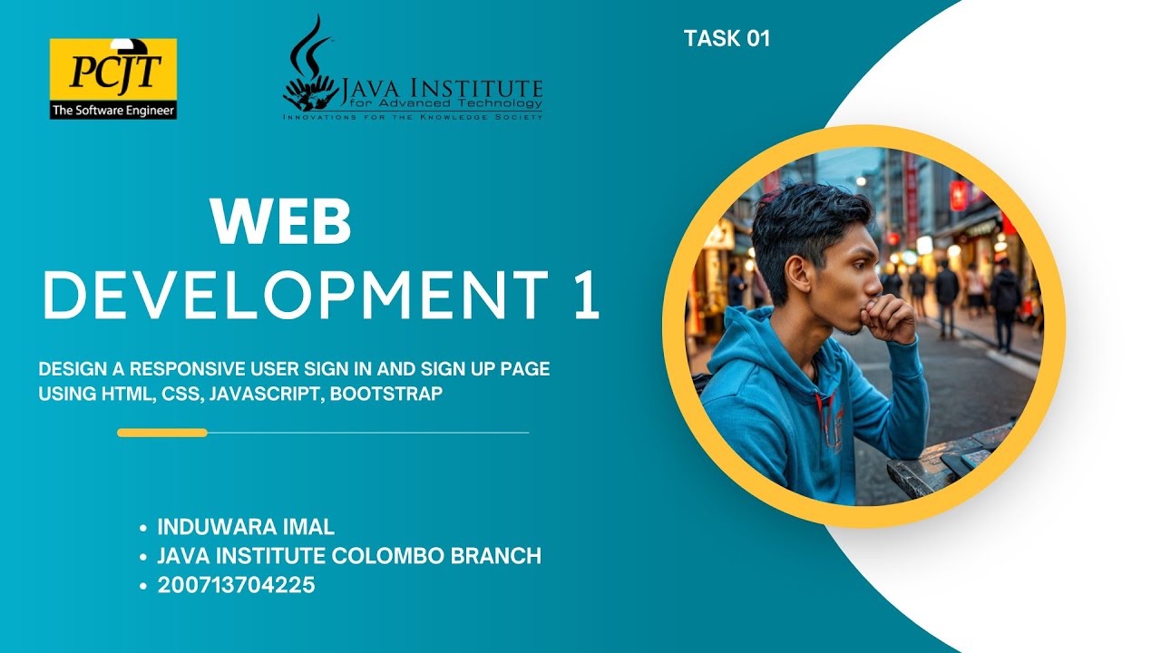 Web Programming 1 // Web Project Task 1 // Java Institute // Eshop ...