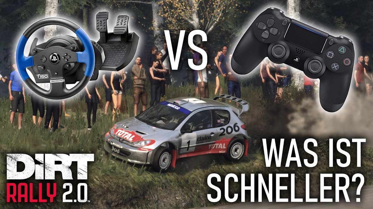 Lenkrad gegen Controller - Was ist besser? | Dirt Rally 2.0 - YouTube