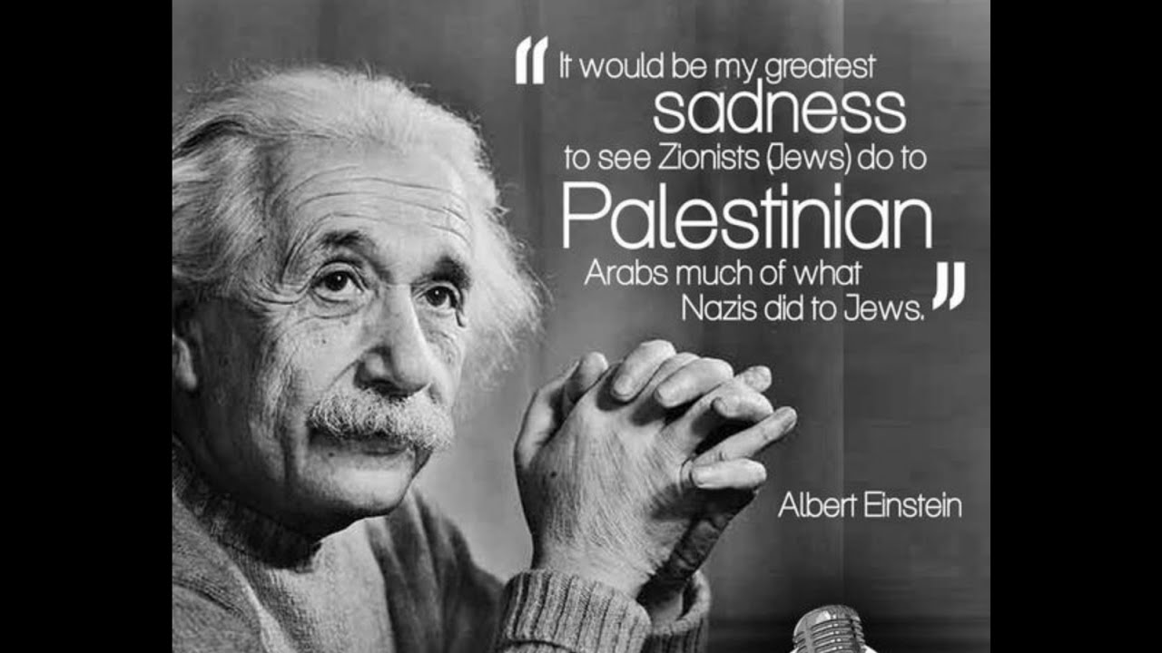 Einstein speaks about solidariety to Jewish people - YouTube