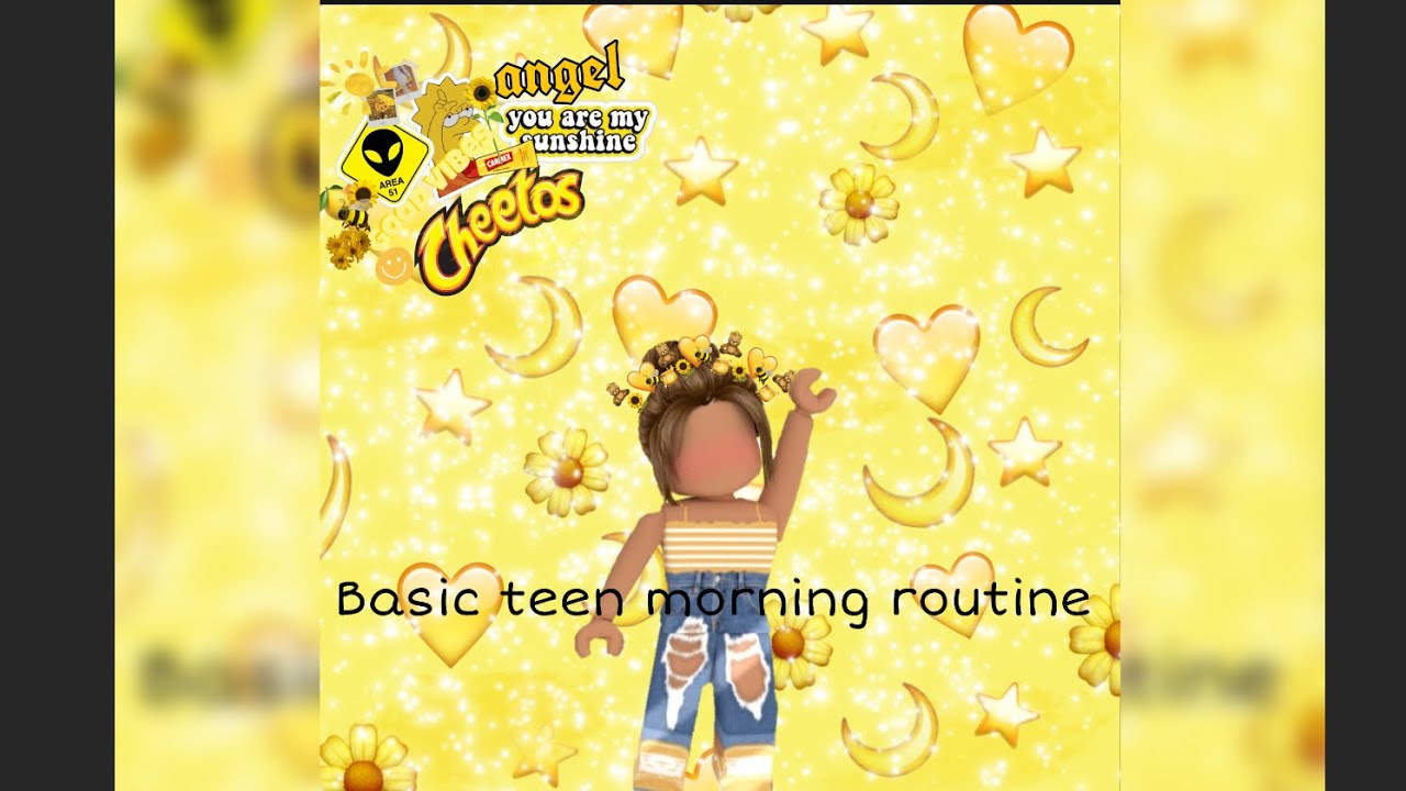 Basic teen morning routine 💛 - YouTube