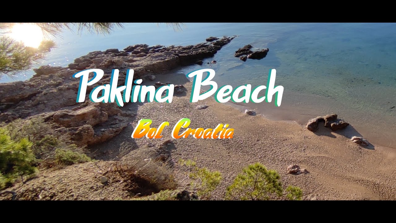 Naturist FKK Beach Paklina - Bol Croatia 4K - YouTube