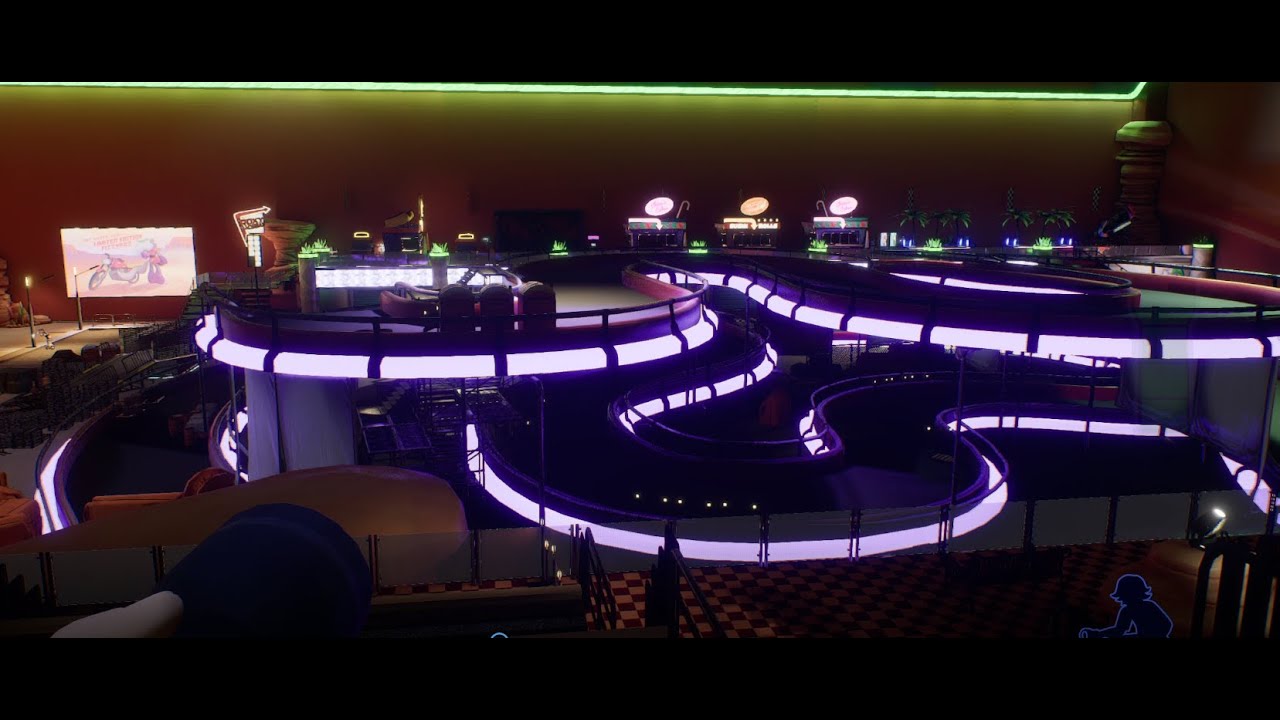 Roxy raceway exploring inaccessible area - YouTube