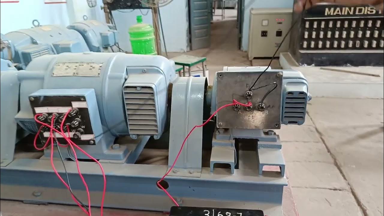 Experimental procedure to Synchronise the Alternator with infinite bus bar - YouTube