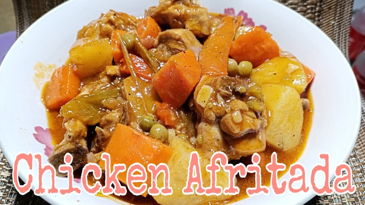 CHICKEN AFRITADA RECIPE - YouTube