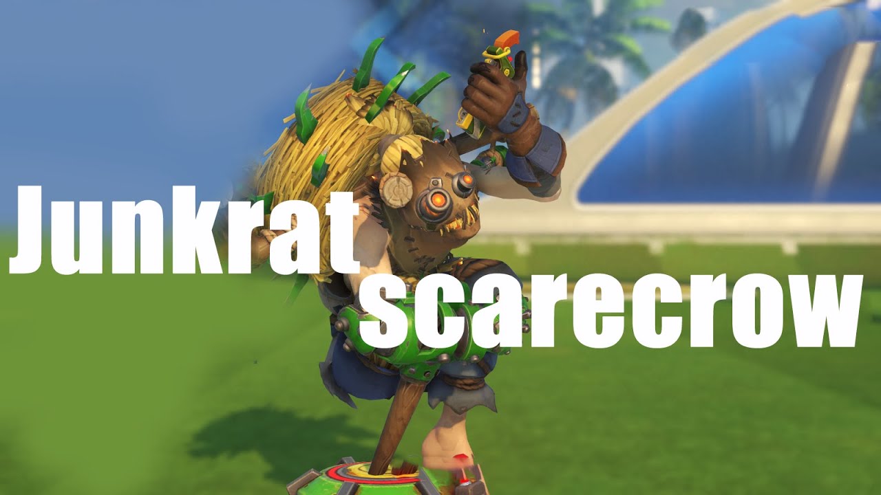 Overwatch Skin Review : Junkrat Scarecrow - YouTube