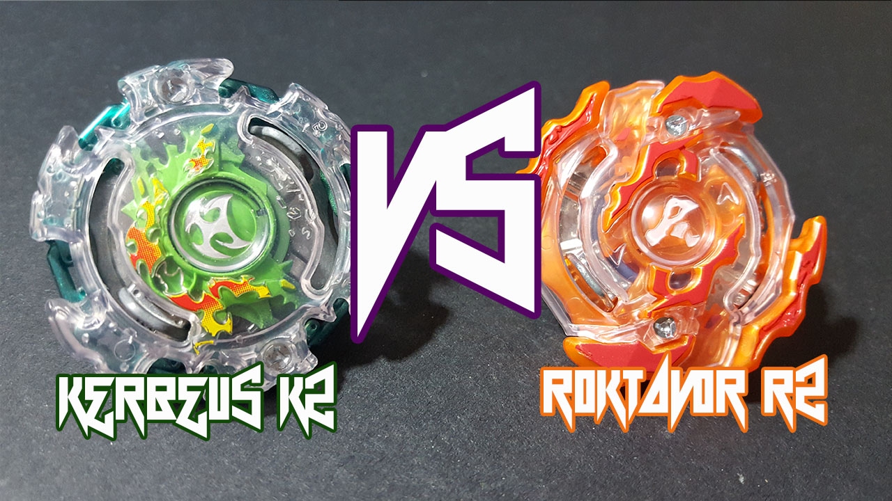 Battle!! Kerbeus K2 VS Roktavor R2 - Beyblade Burst - YouTube